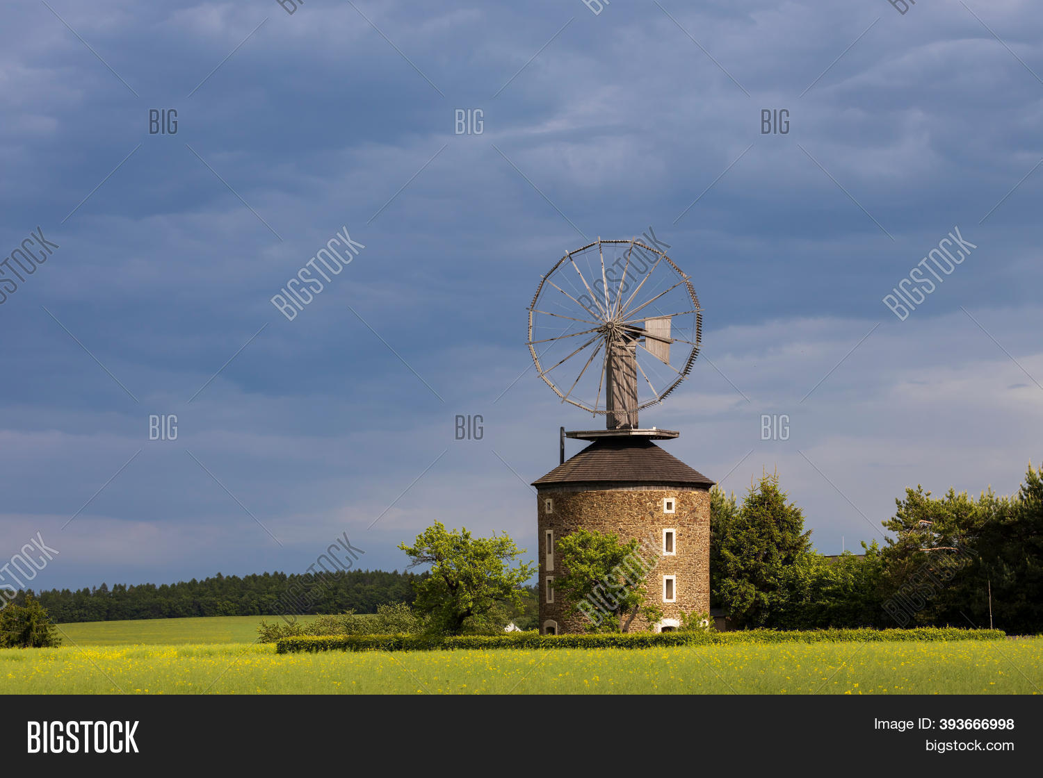 Dutch Type Windmill Image & Photo (Free Trial) | Bigstock