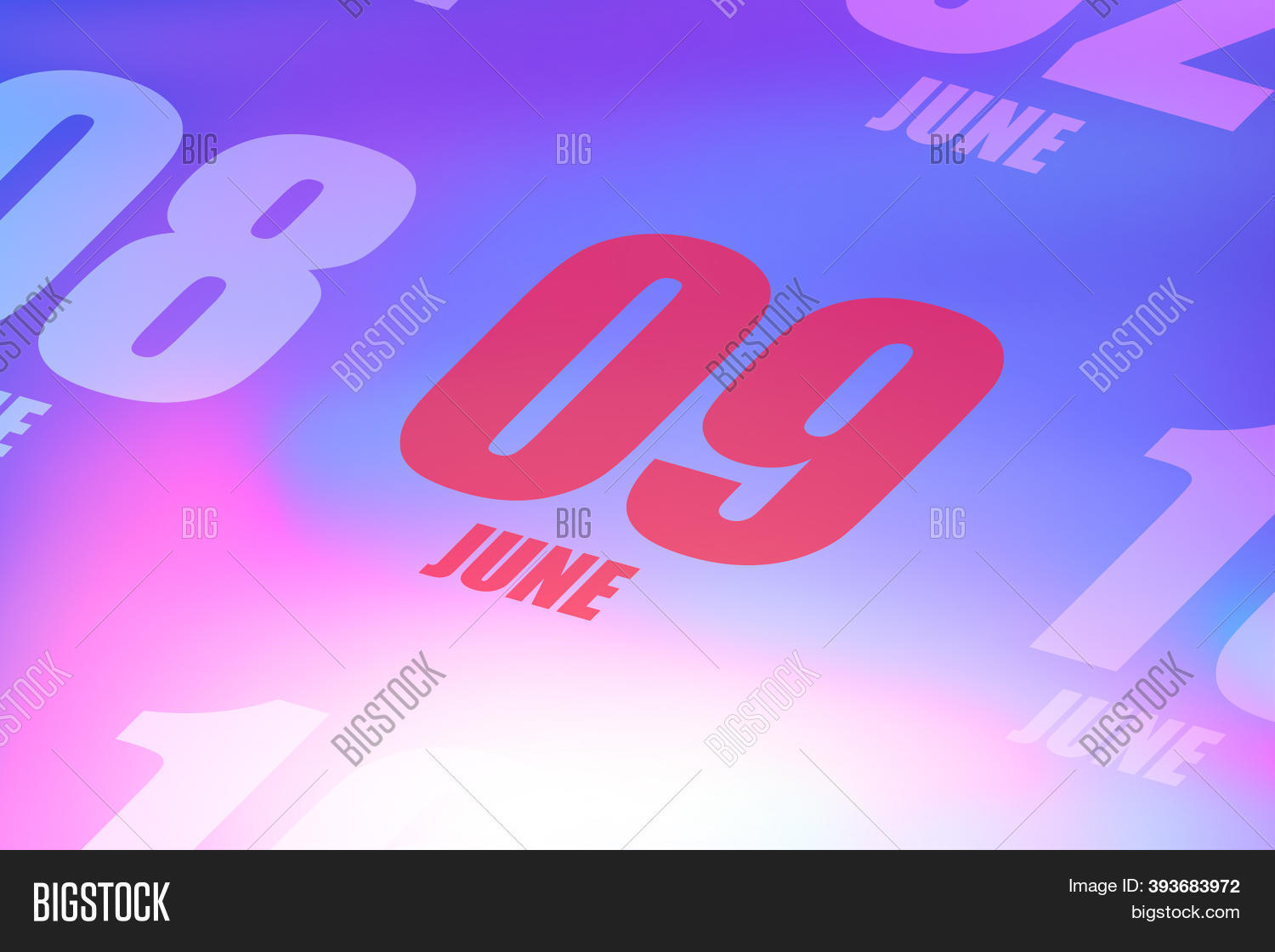 June 9th. Day 9 Month Image & Photo (Free Trial) | Bigstock
