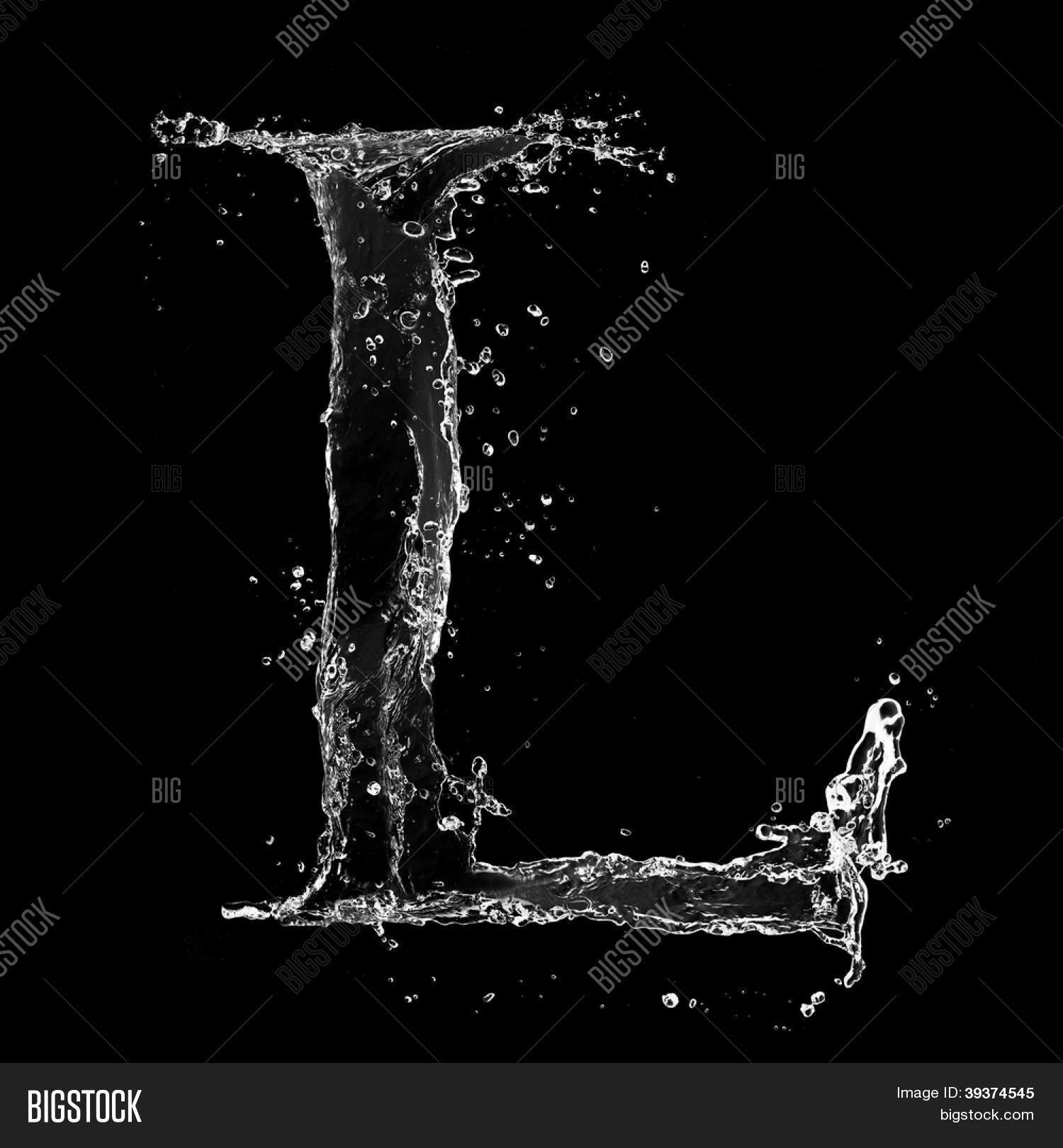 Water Splashes Letter Image & Photo (Free Trial) | Bigstock