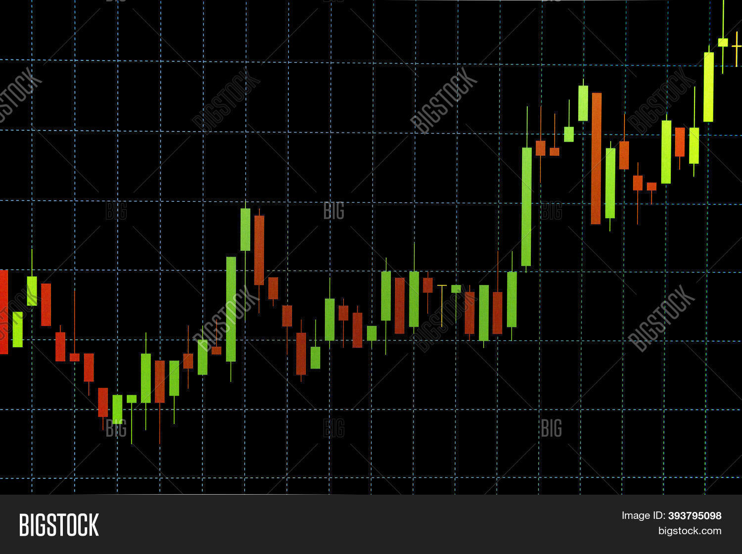 Continuous Uptrend Red Image & Photo (Free Trial) | Bigstock