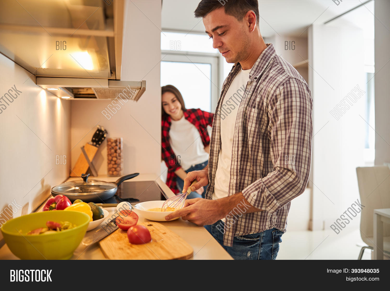 Person Making Breakfast