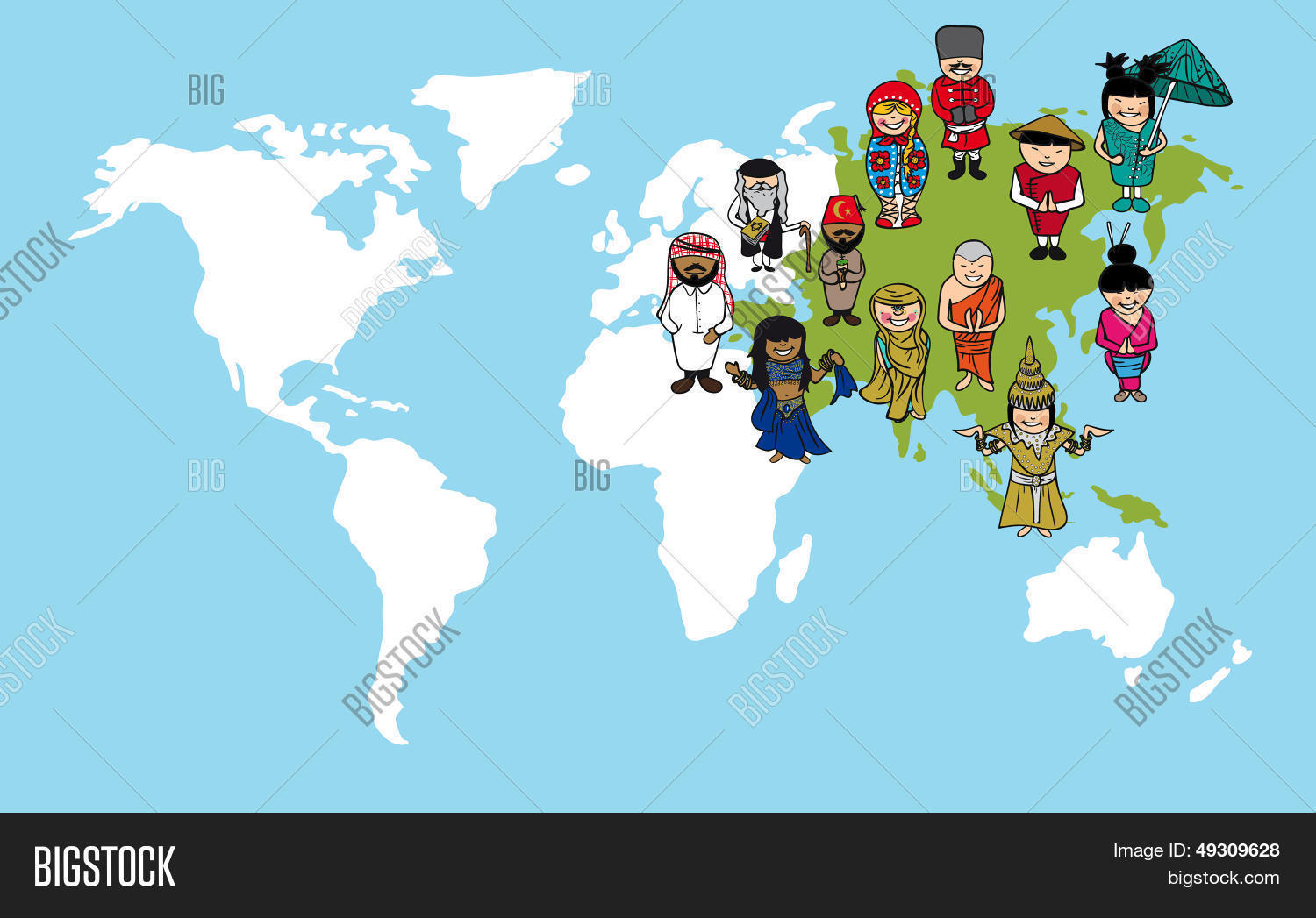 Asian People Cartoons Vector & Photo (Free Trial) | Bigstock