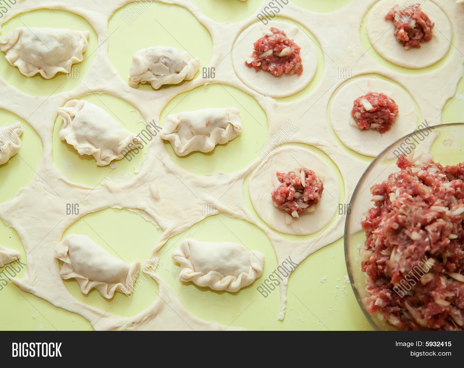 Making Meat Dumplings Image & Photo (Free Trial) | Bigstock