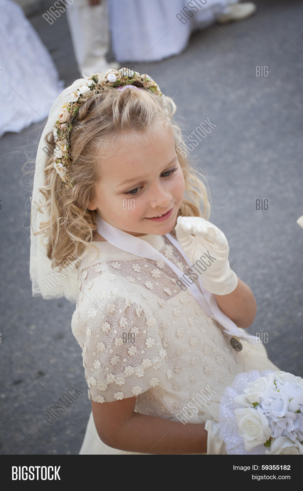 Girl Holy Communion Image & Photo (Free Trial) | Bigstock
