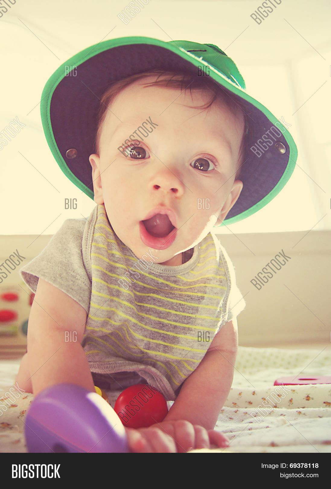 Cut Boy Laughing On Image & Photo (Free Trial) | Bigstock