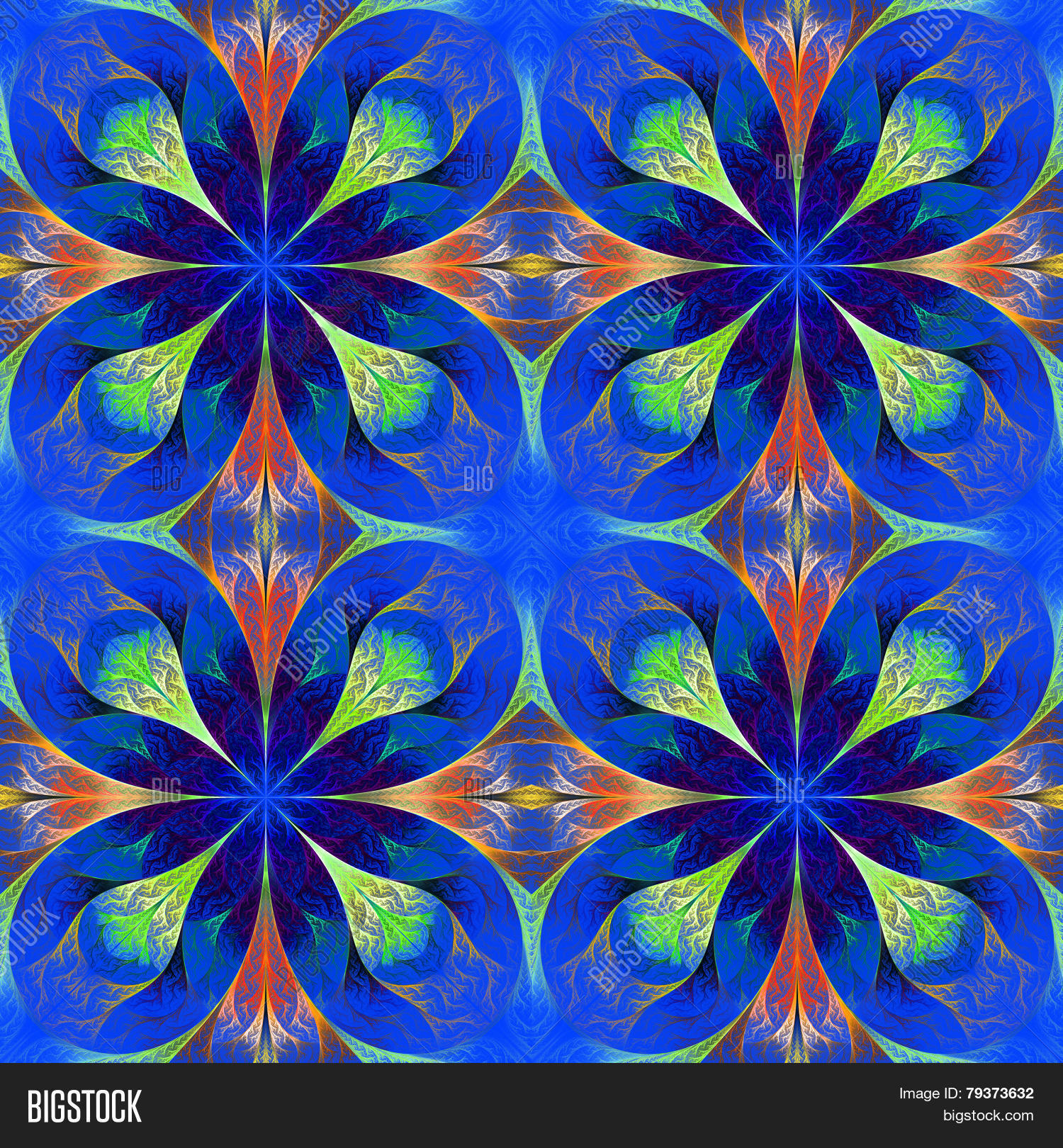 Pattern Four Fractals Image & Photo (Free Trial) | Bigstock