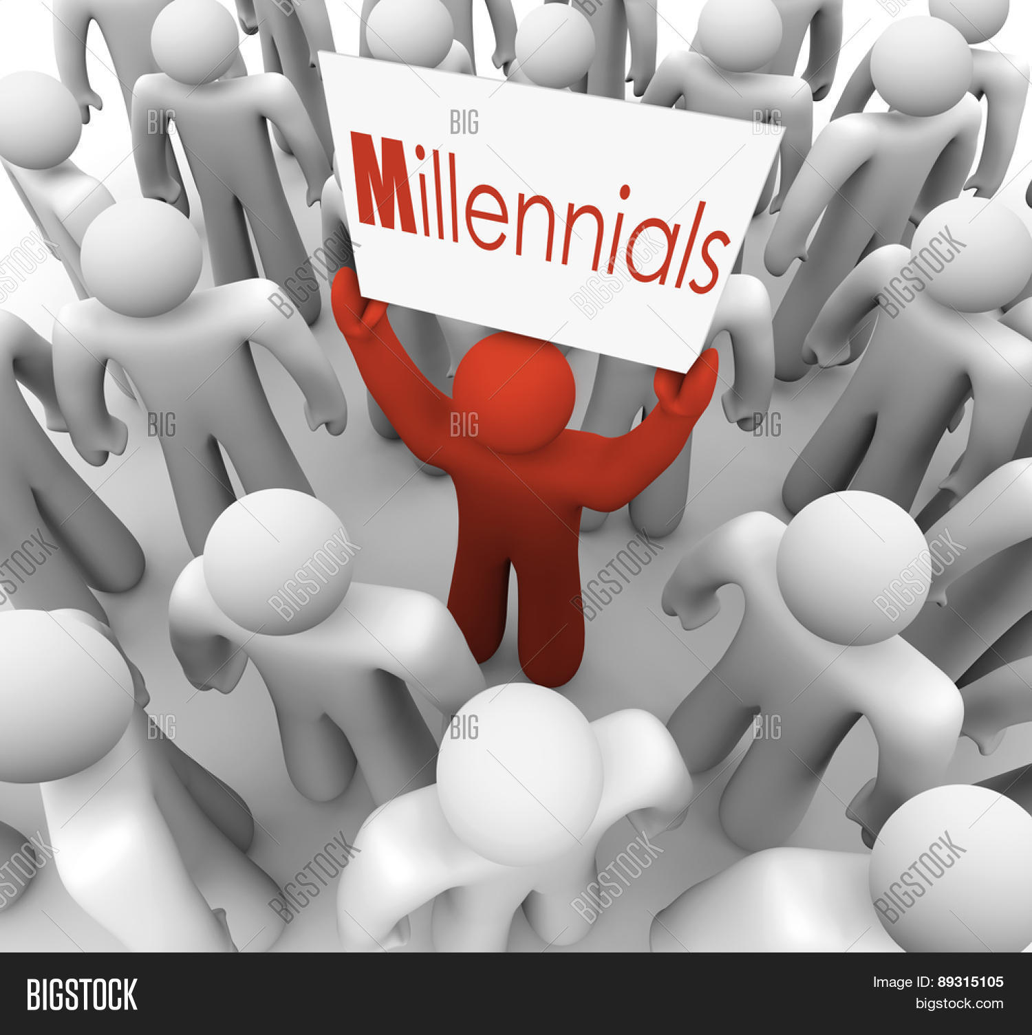 Millennials Word On Image & Photo (Free Trial) | Bigstock