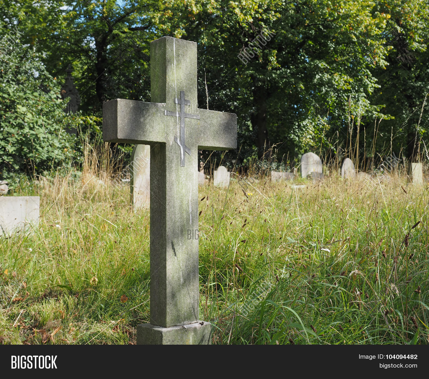 Tombs Crosses Goth Image & Photo (Free Trial) | Bigstock