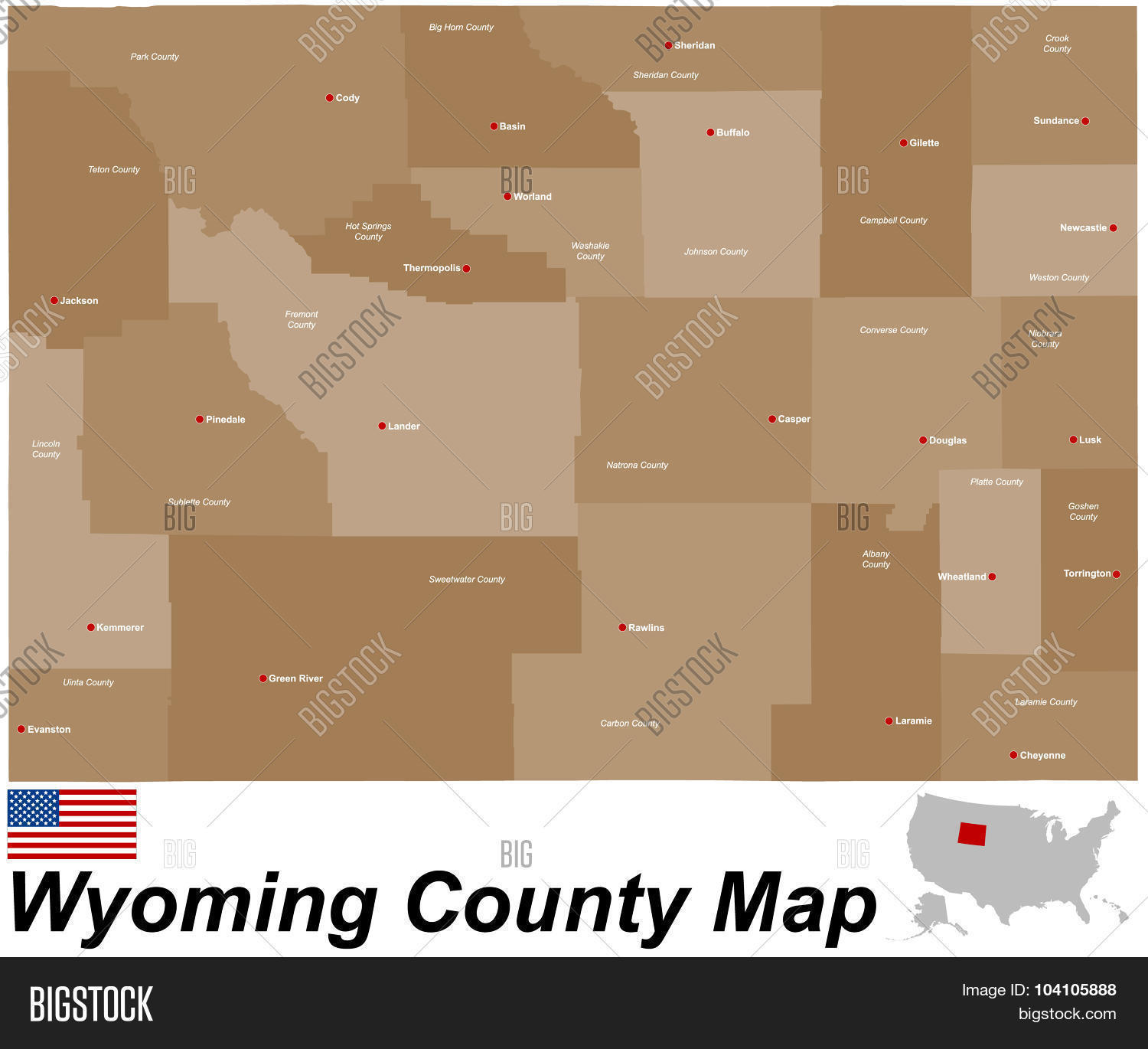 Large Detailed Map Vector & Photo (Free Trial) | Bigstock