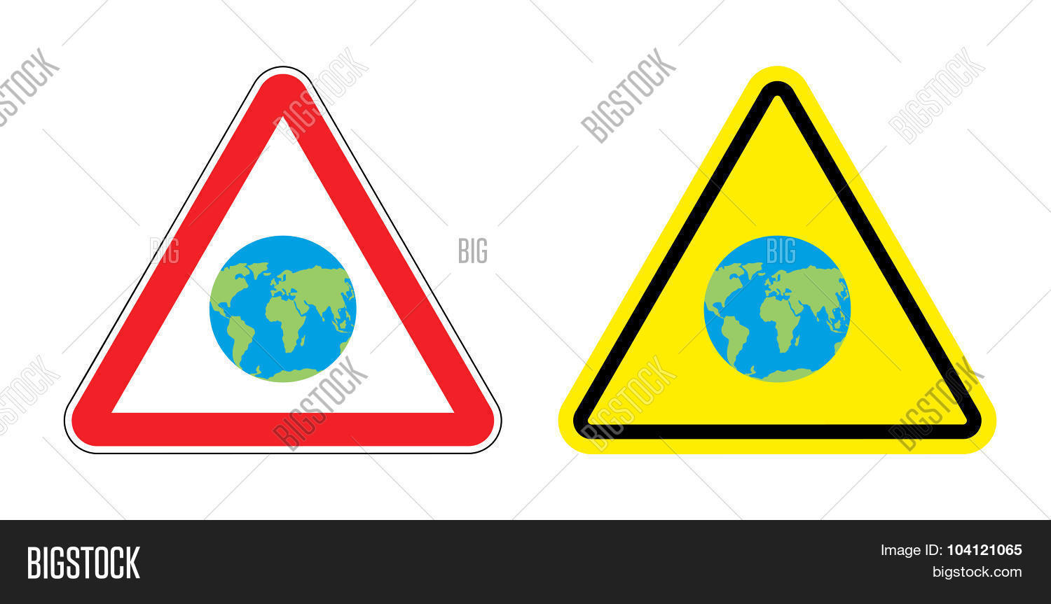 Warning Sign Vector & Photo (Free Trial) | Bigstock