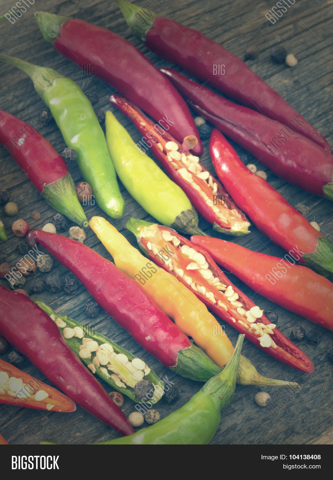 Fresh Chili Peppers Image & Photo (Free Trial) | Bigstock