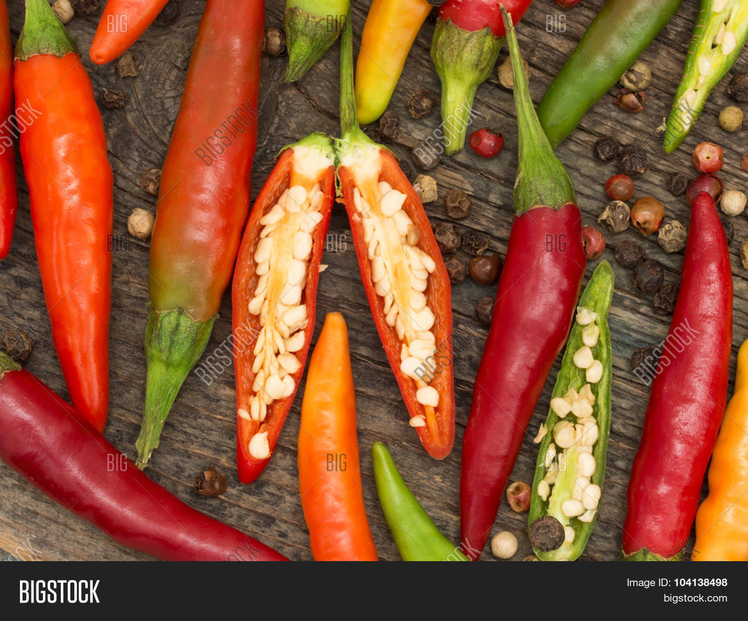 Fresh Chili Peppers Image & Photo (Free Trial) | Bigstock