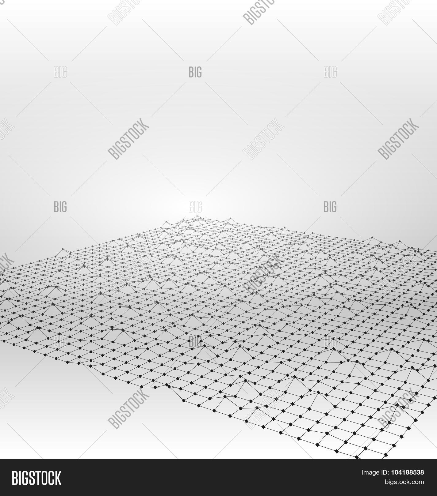 Wireframe Area Mesh Vector & Photo (Free Trial) | Bigstock