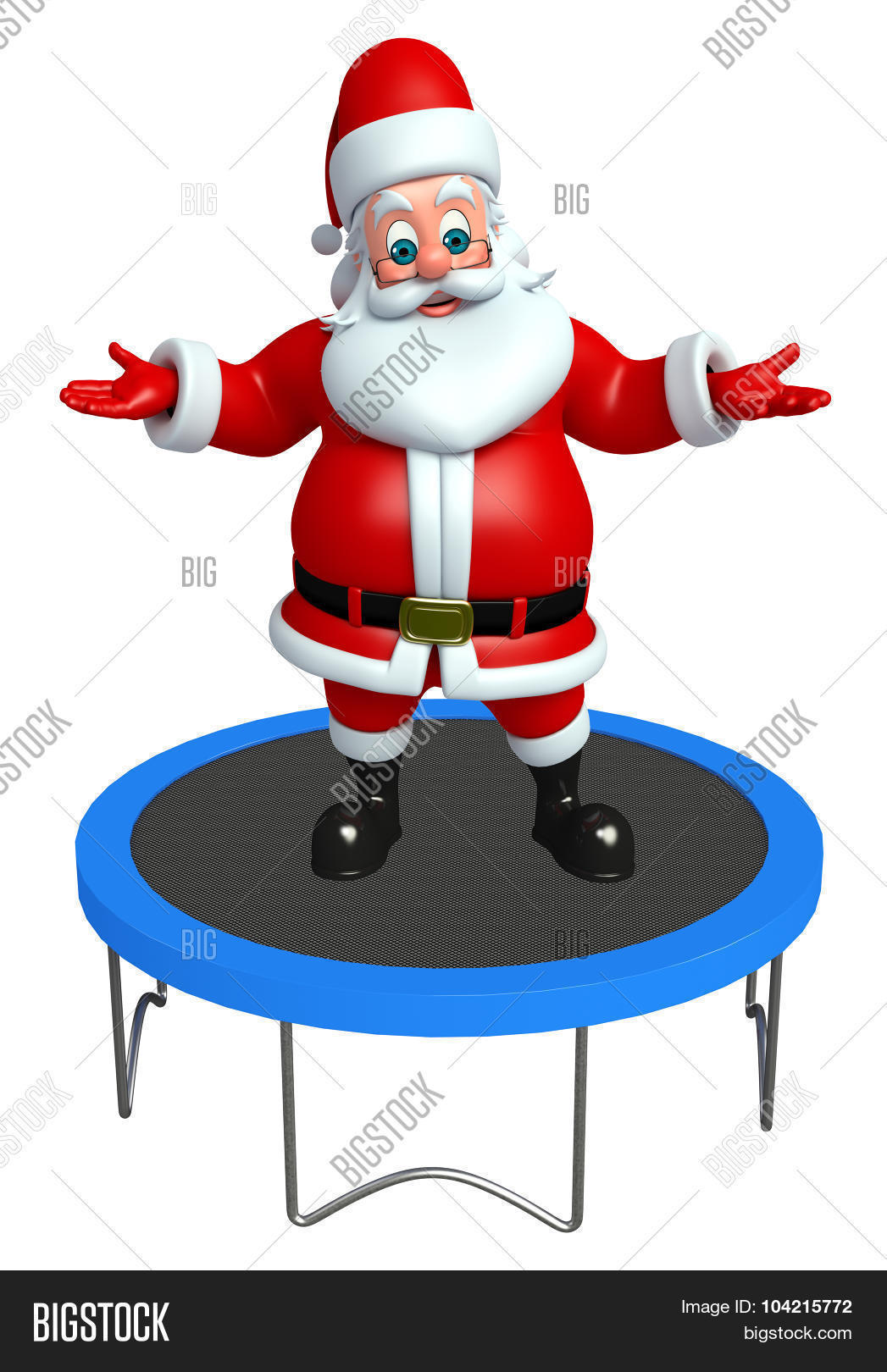 Santa Claus Trampoline Image & Photo (Free Trial) | Bigstock
