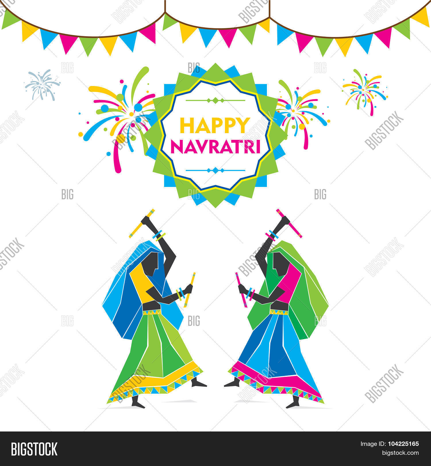 Celebrate Navratri Vector & Photo (Free Trial) | Bigstock
