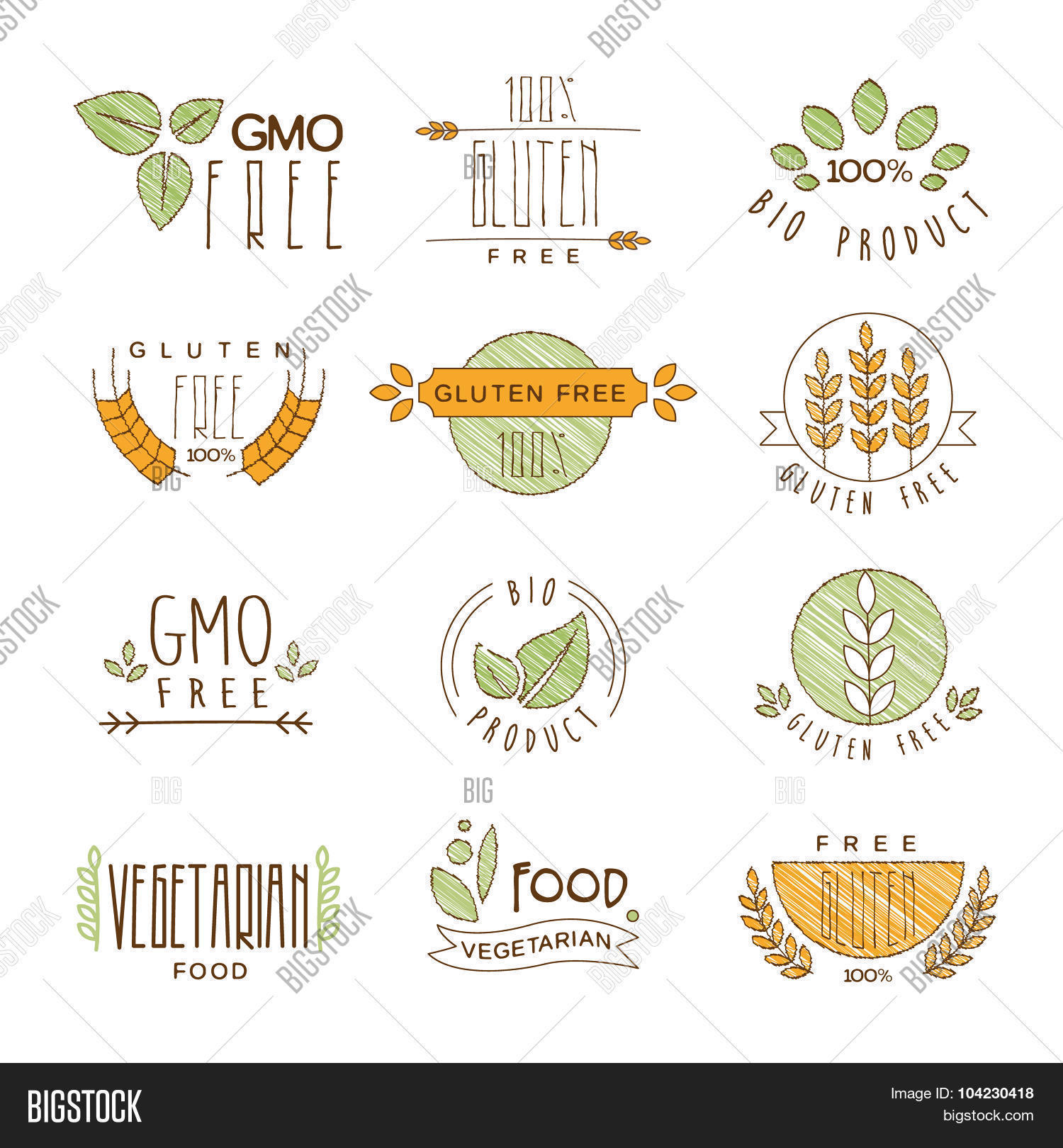 Natural Organic Vector & Photo (Free Trial) | Bigstock