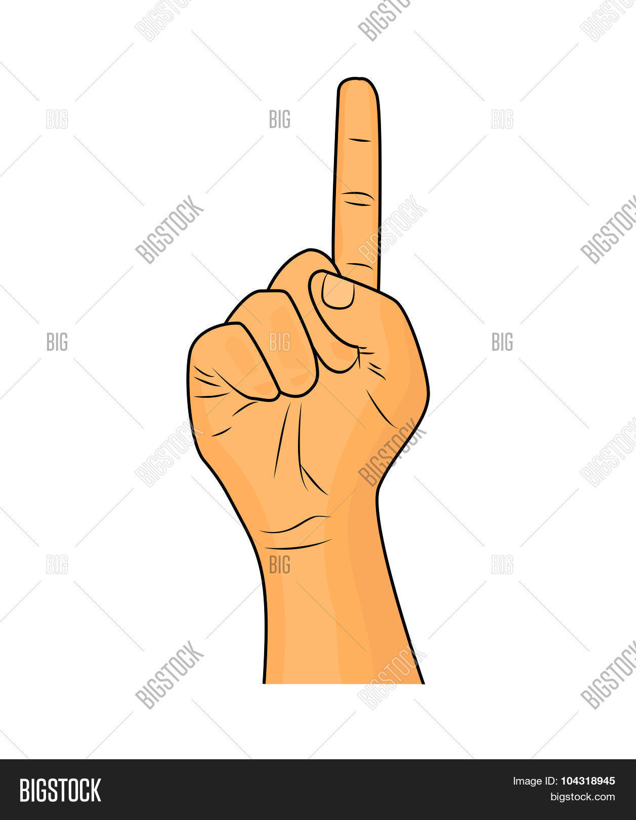 Hand Finger Gesture Vector & Photo (Free Trial) | Bigstock
