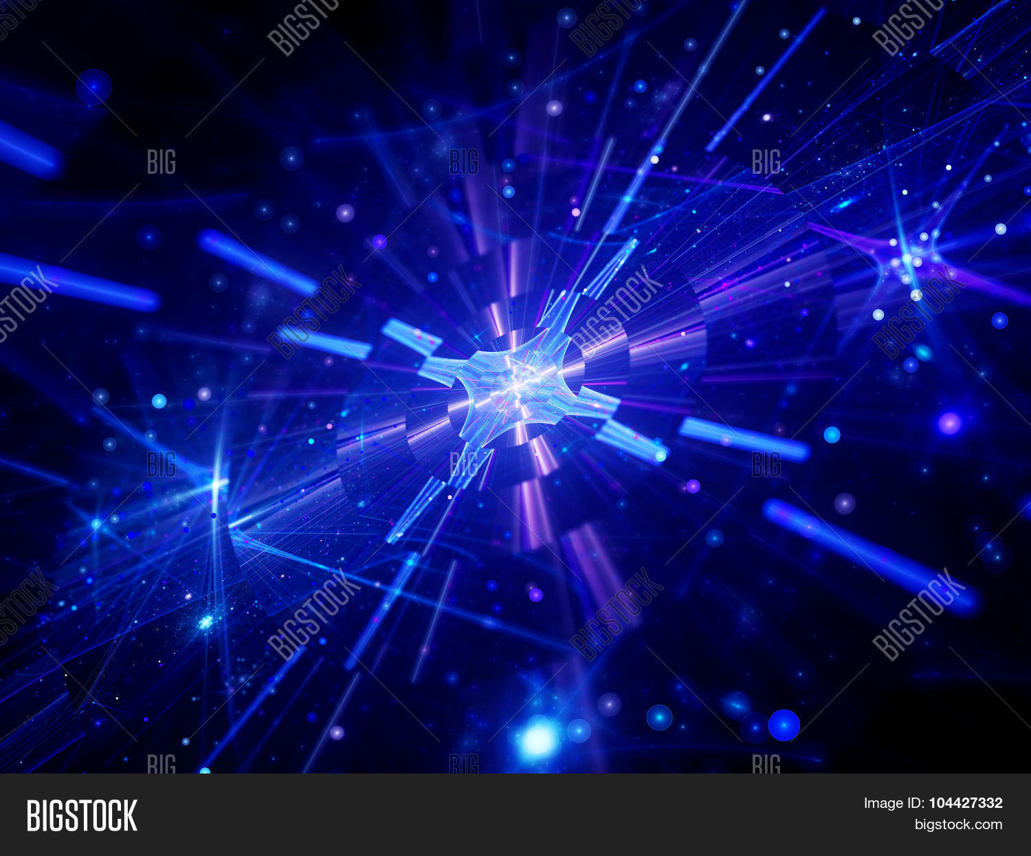 Blue Multidimensional Image & Photo (Free Trial) | Bigstock