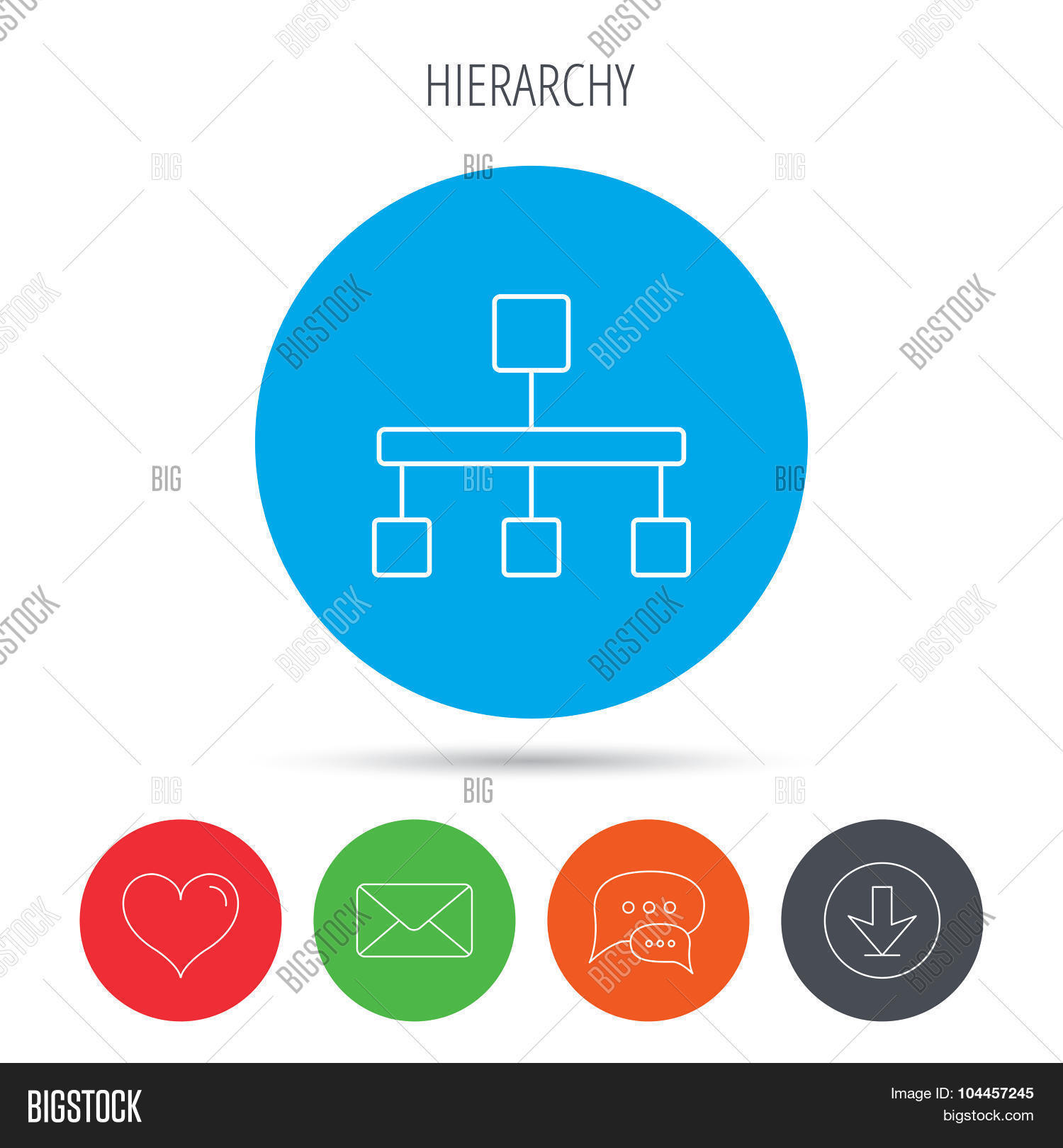 Hierarchy Icon. Vector & Photo (Free Trial) | Bigstock