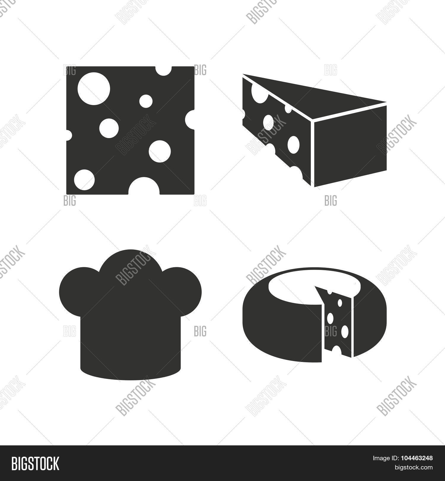 Cheese Sign. Sliced Vector & Photo (Free Trial) | Bigstock