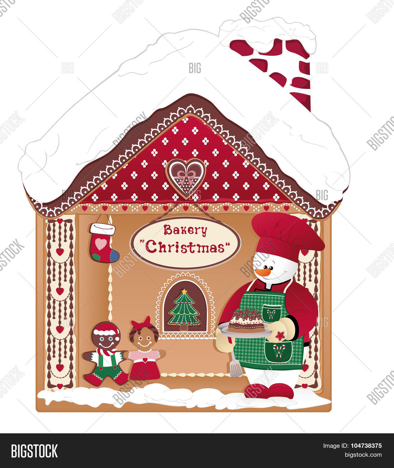 Christmas Bakery Vector & Photo (Free Trial) | Bigstock