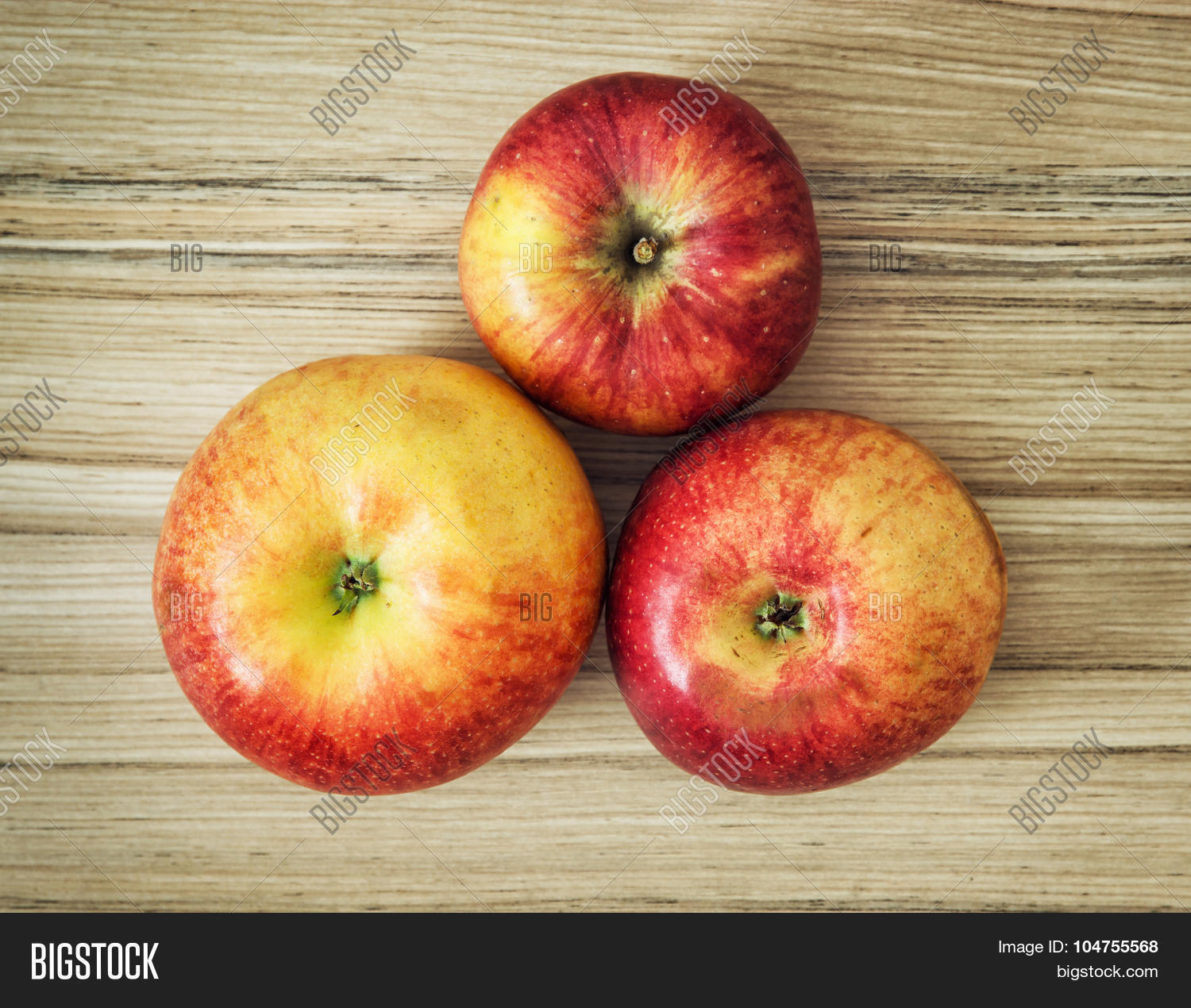 Three Apples Image & Photo (Free Trial) | Bigstock