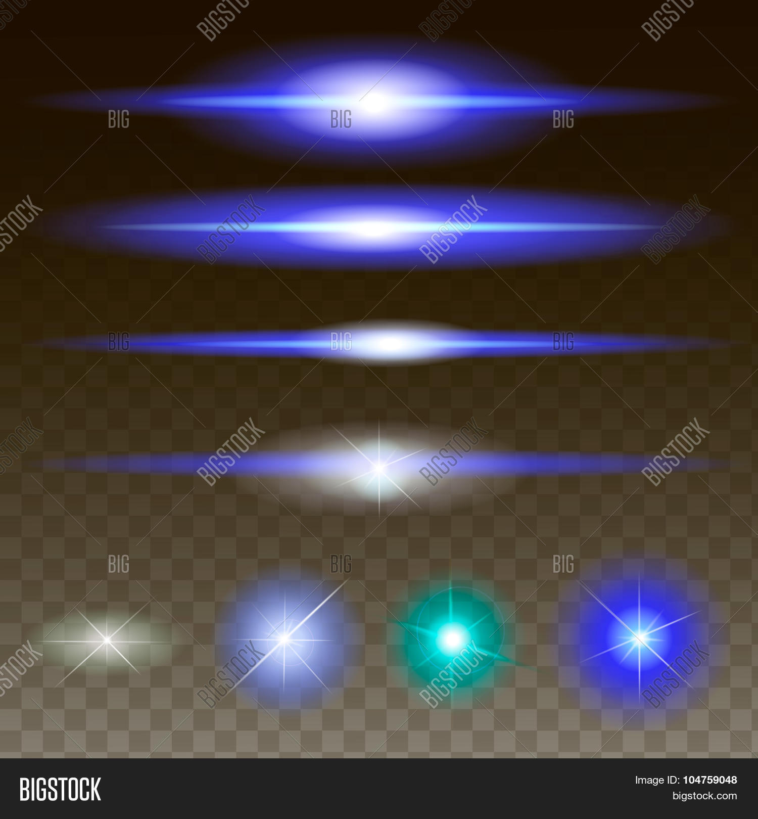 Glowing Lights Stars Vector & Photo (Free Trial) | Bigstock
