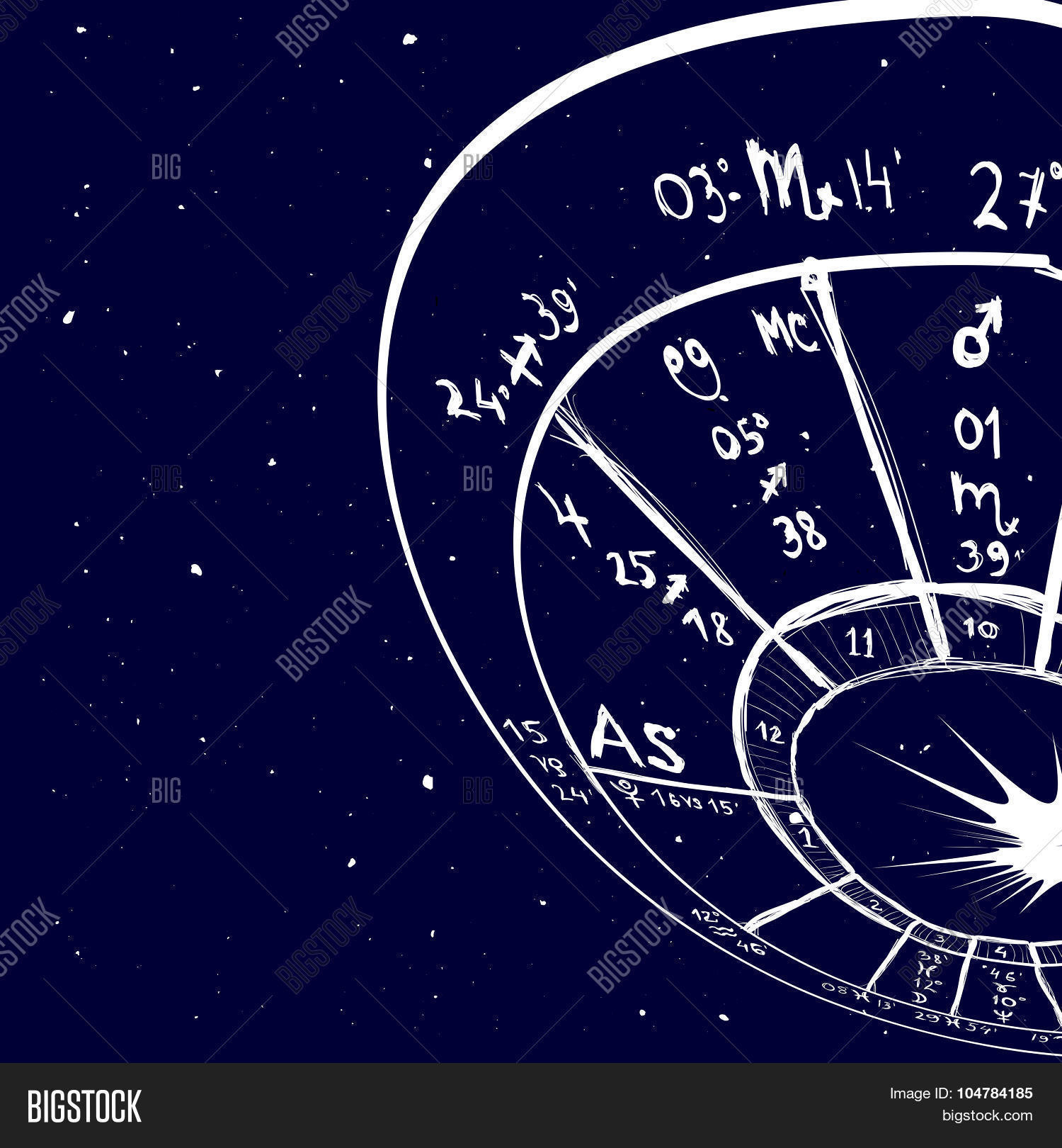 Astrology Hand-drawn Vector & Photo (Free Trial) | Bigstock