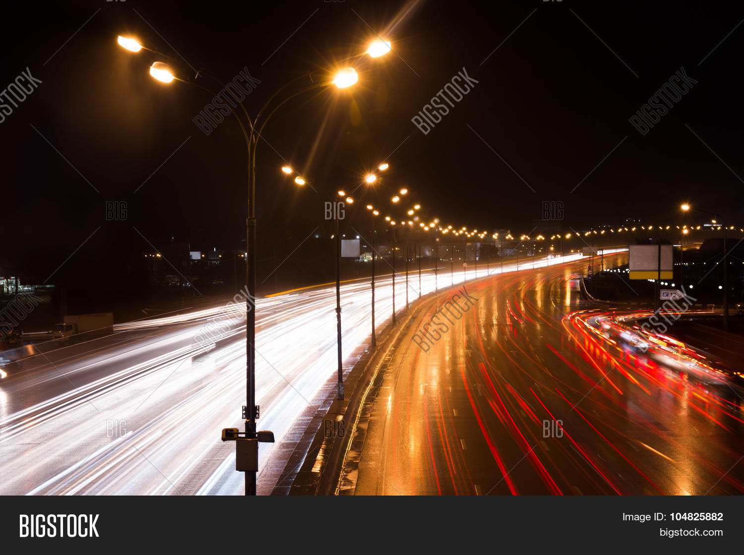 Highway Night Image & Photo (Free Trial) | Bigstock