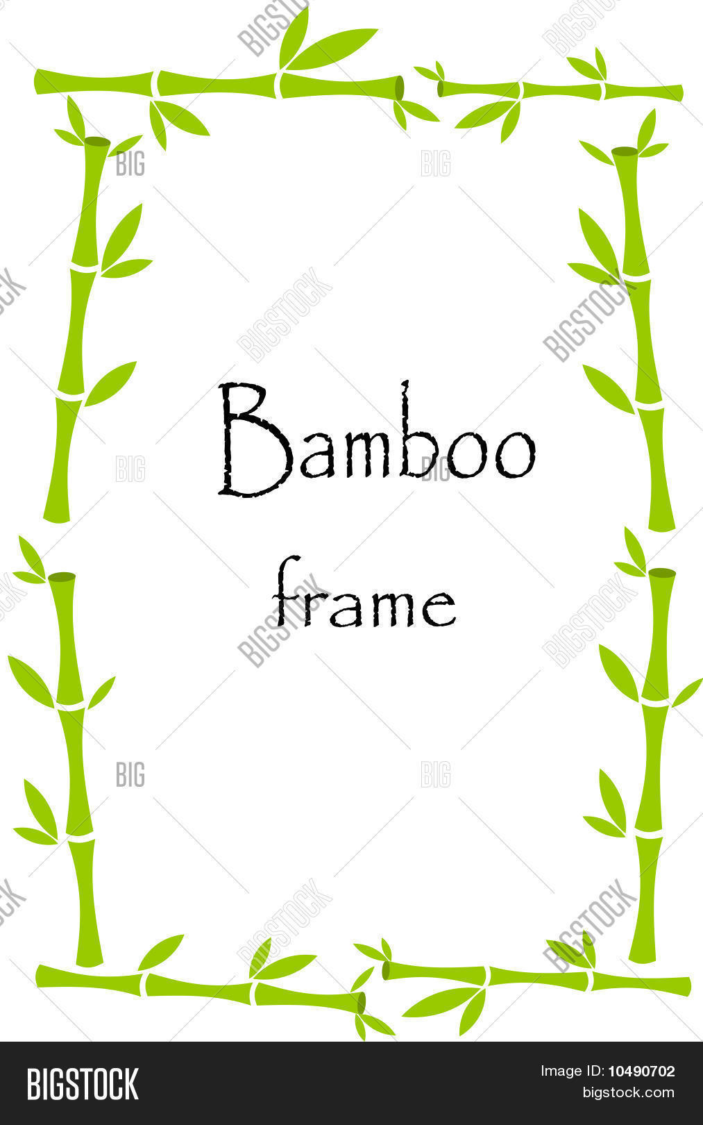 Bamboo Border Vector & Photo (Free Trial) | Bigstock