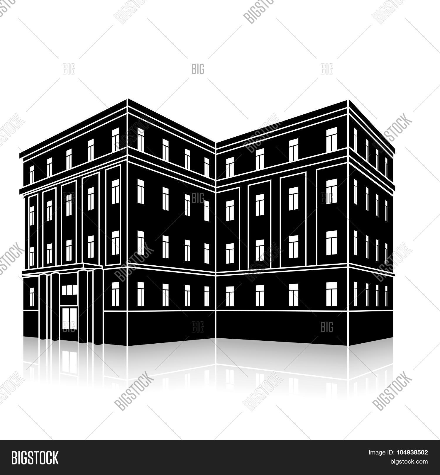 Silhouette Office Vector & Photo (Free Trial) | Bigstock