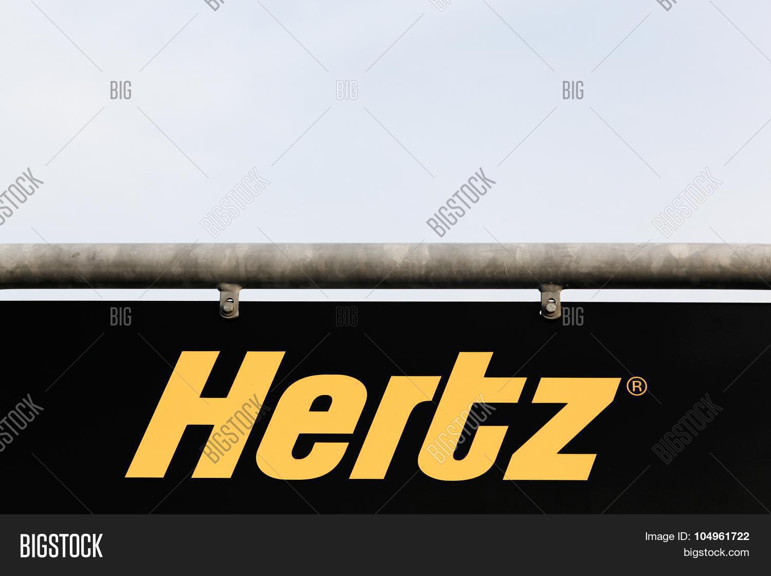 Hertz Logo On Panel Image & Photo (Free Trial) | Bigstock