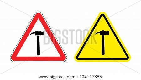Warning Sign Vector & Photo (Free Trial) | Bigstock