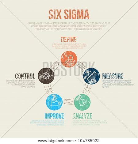 Six Sigma Project Vector & Photo (Free Trial) | Bigstock