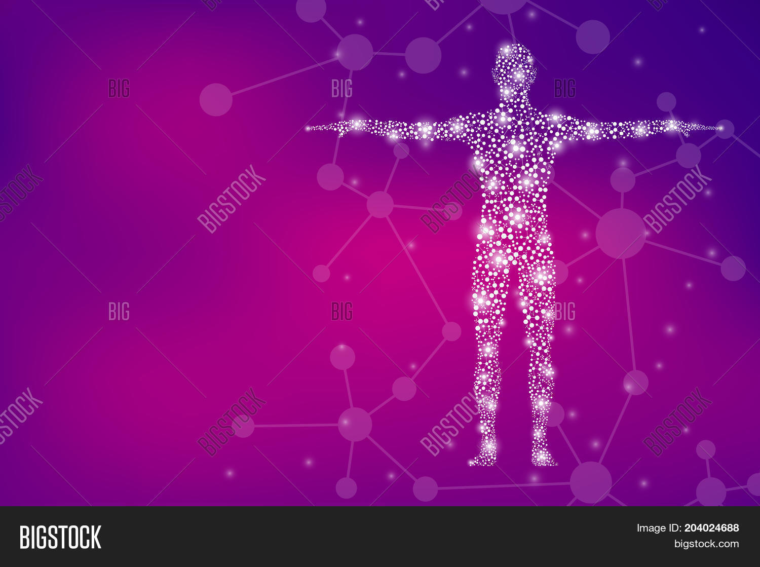 Human Body Molecules Image & Photo (Free Trial) | Bigstock