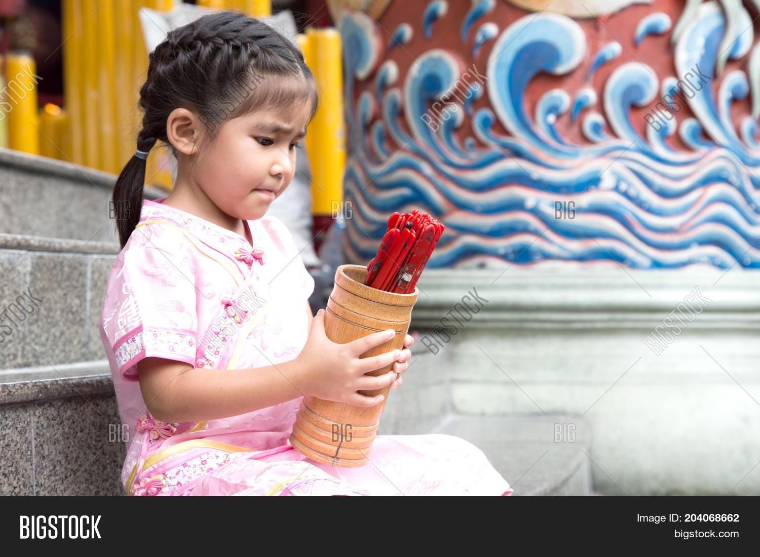 Asian Thai Girl Worry Image & Photo (Free Trial) | Bigstock
