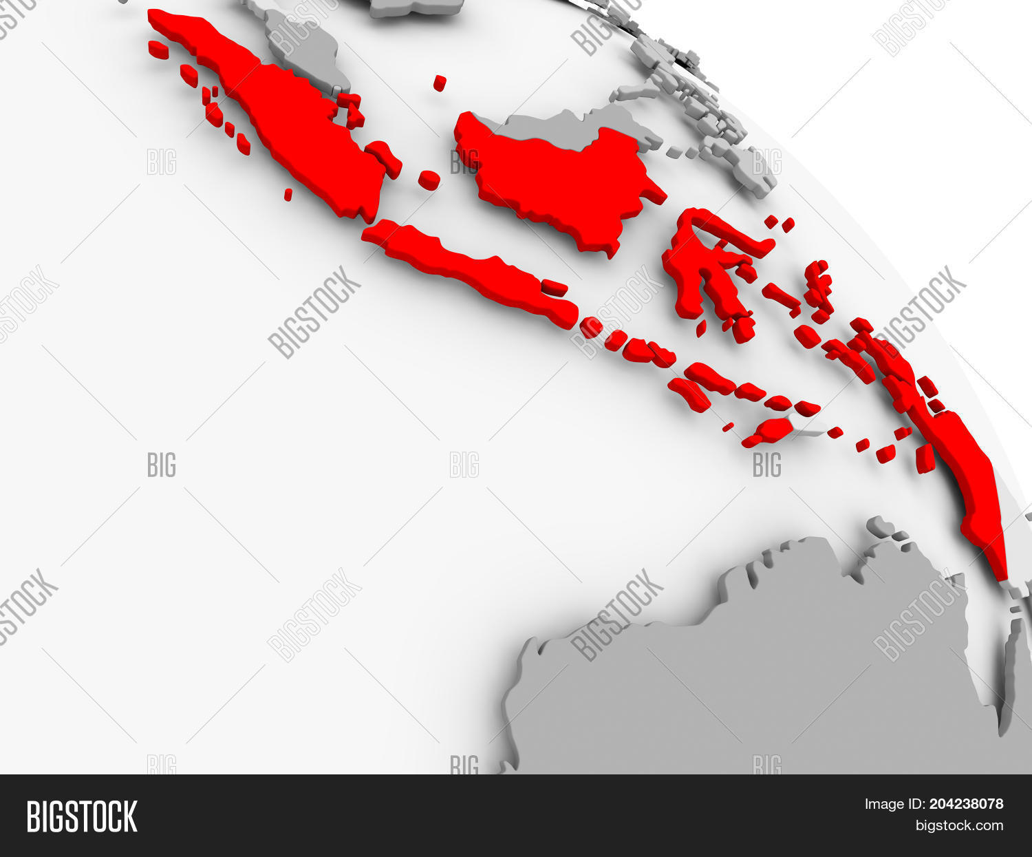Map Indonesia Image & Photo (Free Trial) | Bigstock