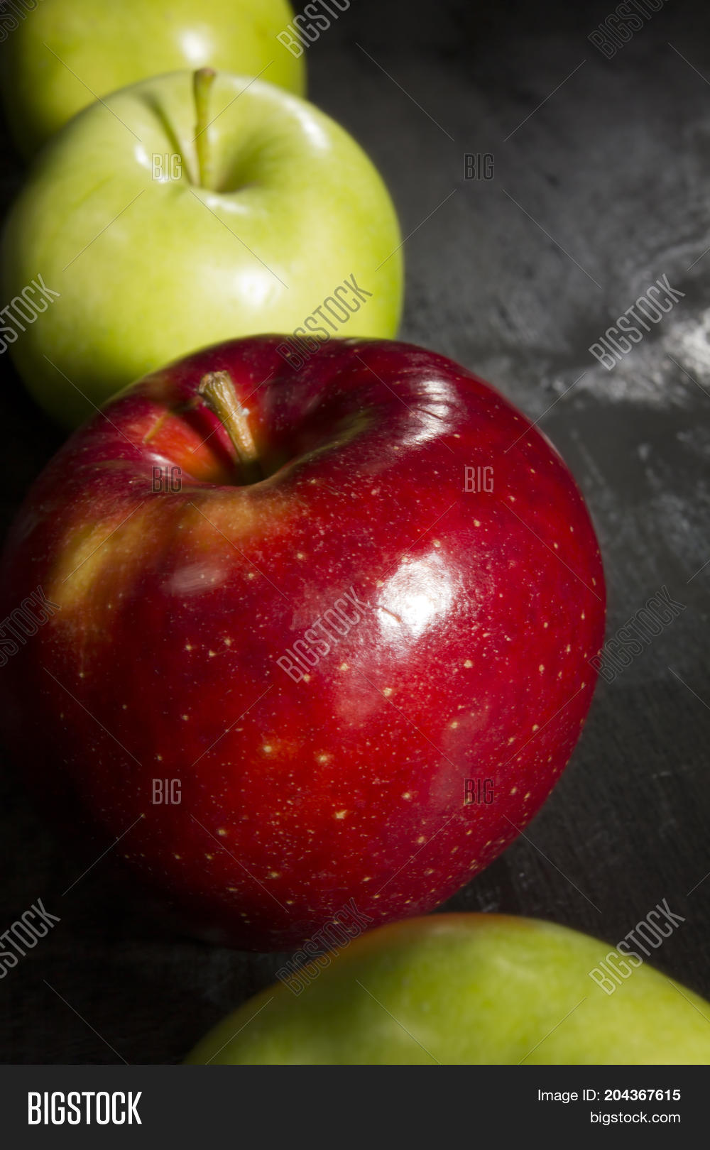 Red Apple Standing Out Image & Photo (Free Trial) | Bigstock