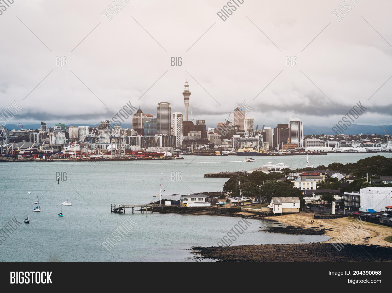 Auckland City Skyline Image & Photo (Free Trial) | Bigstock