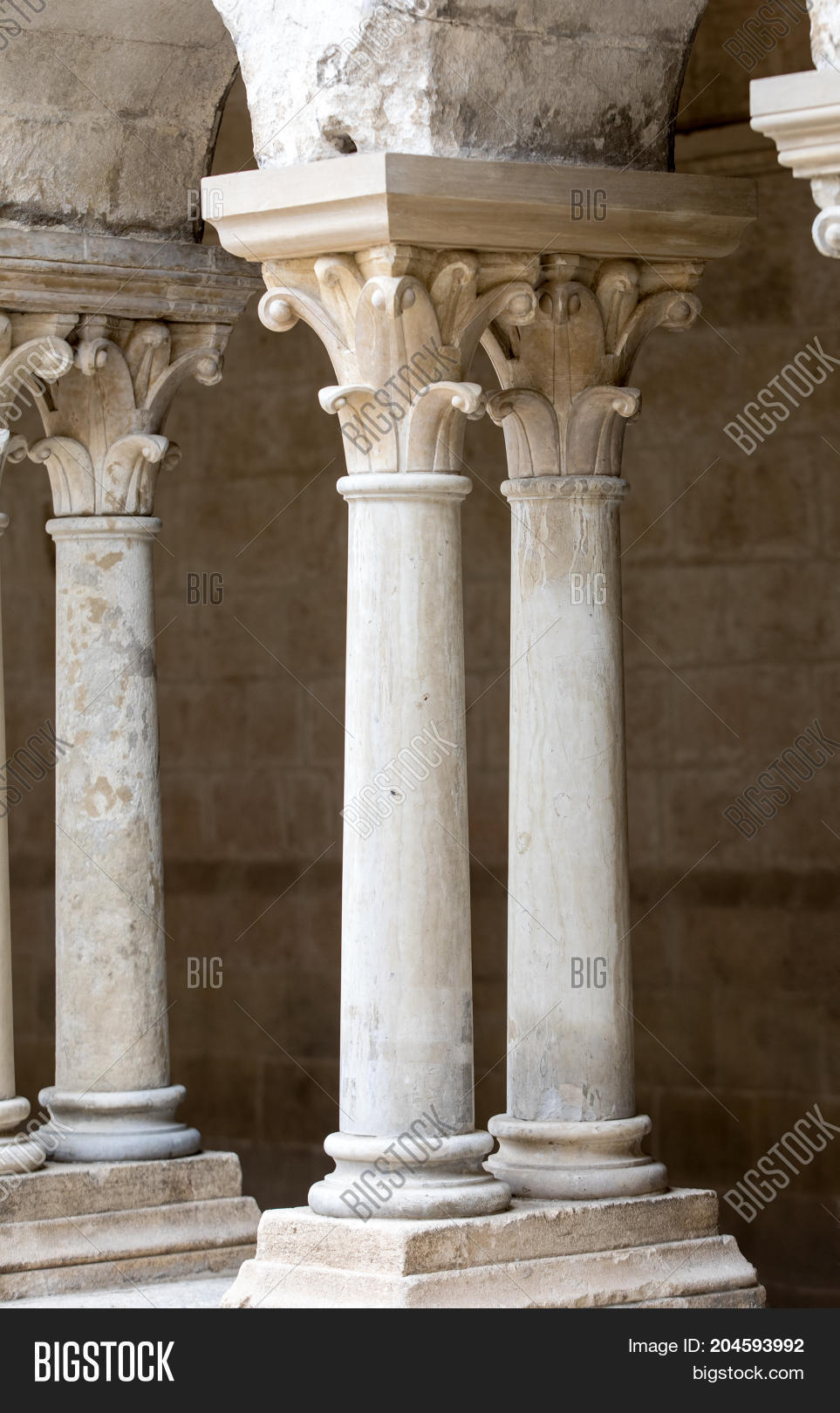 Romanesque Capitals Image & Photo (Free Trial) | Bigstock