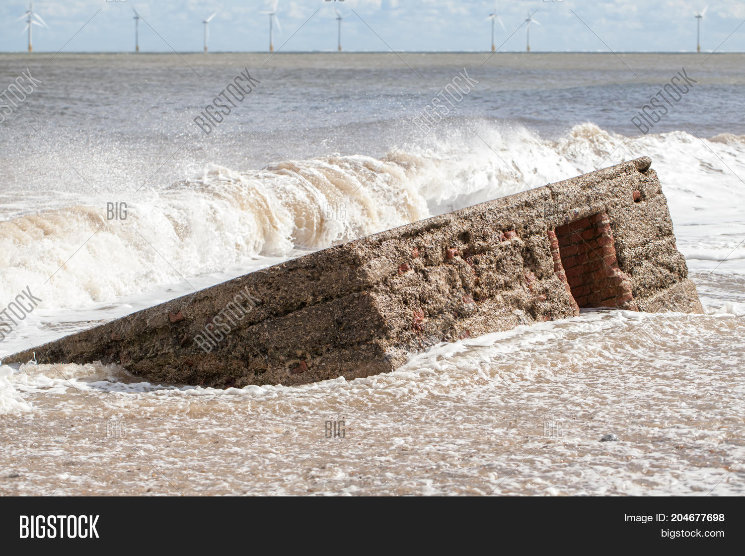 Rising Sea Level. Wave Image & Photo (Free Trial) | Bigstock
