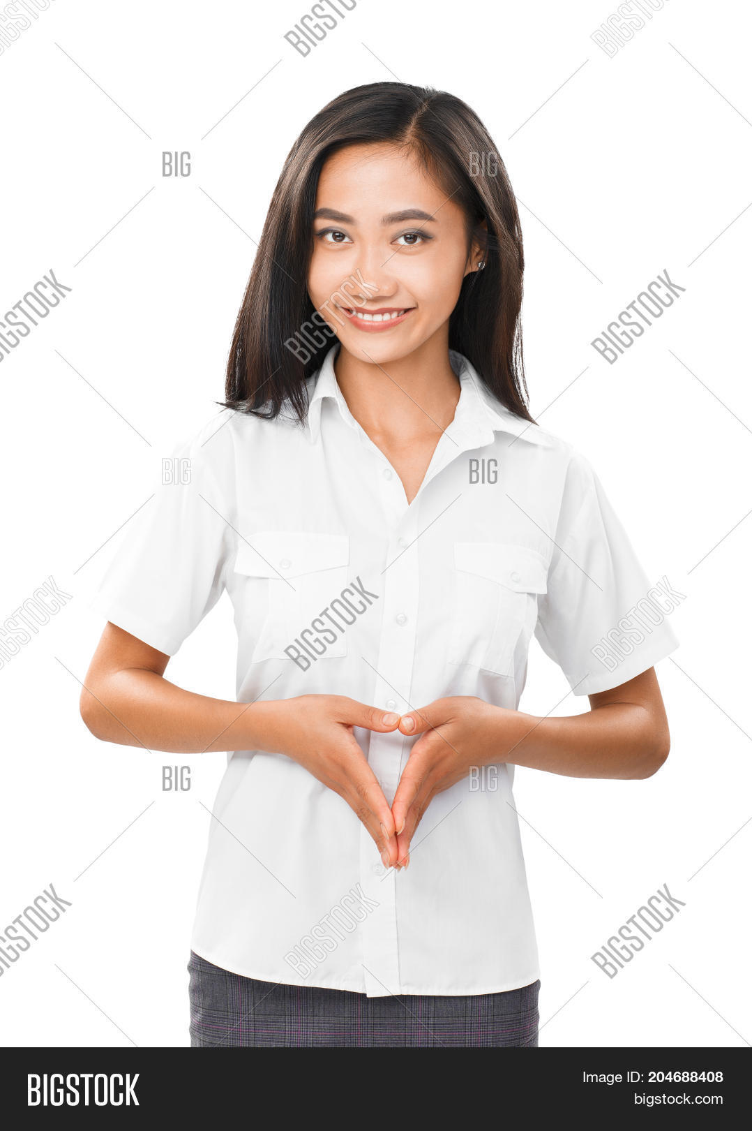 Friendly Smiling Asian Image & Photo (Free Trial) | Bigstock