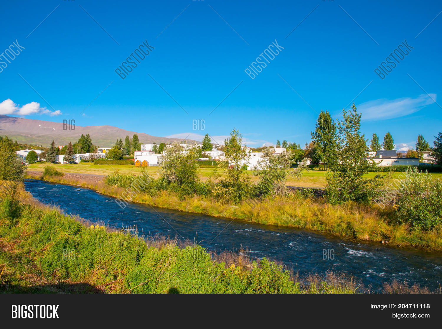 River Glera Town Image & Photo (Free Trial) | Bigstock