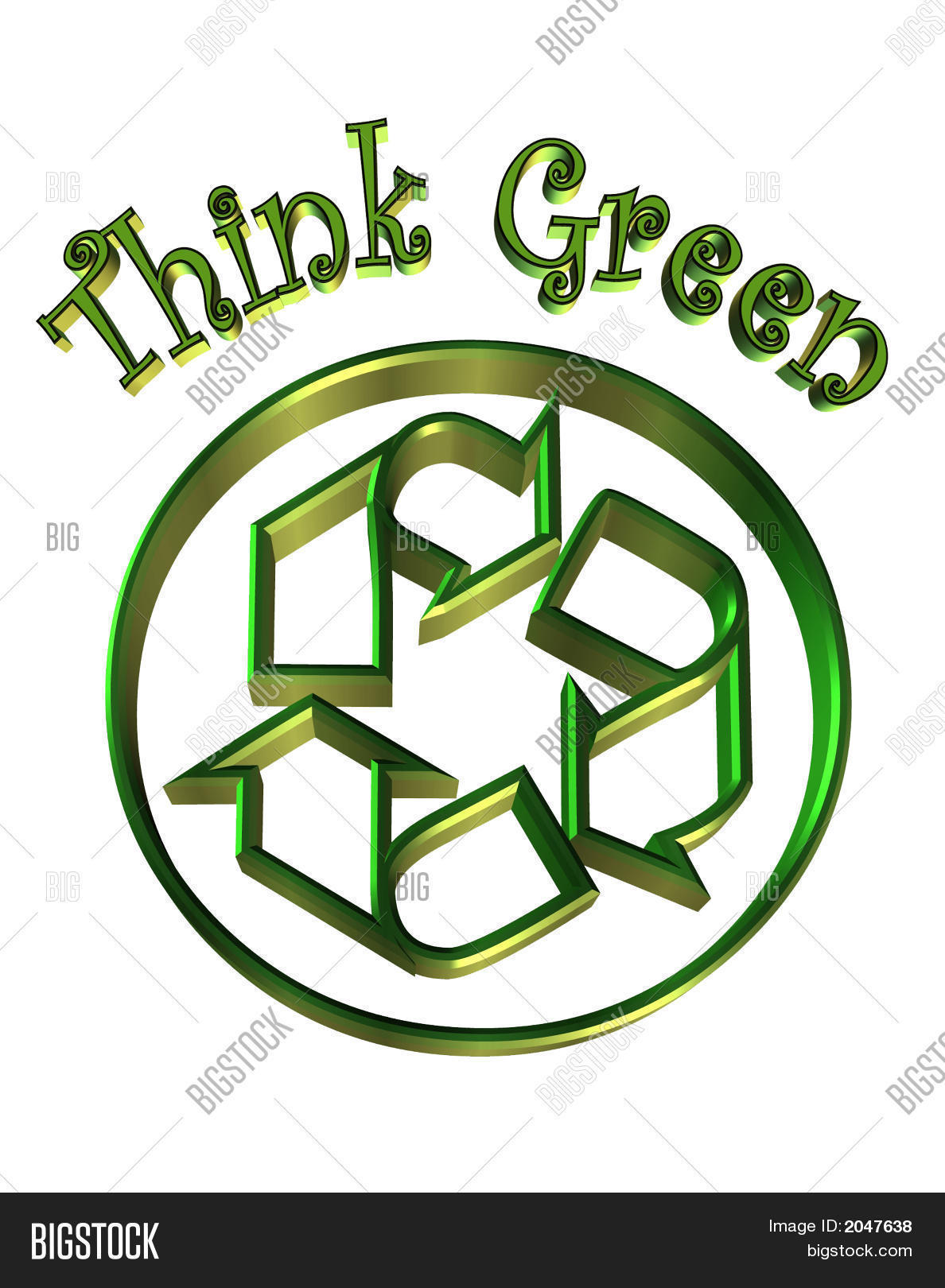 Think Green Recycling Image & Photo (Free Trial) | Bigstock