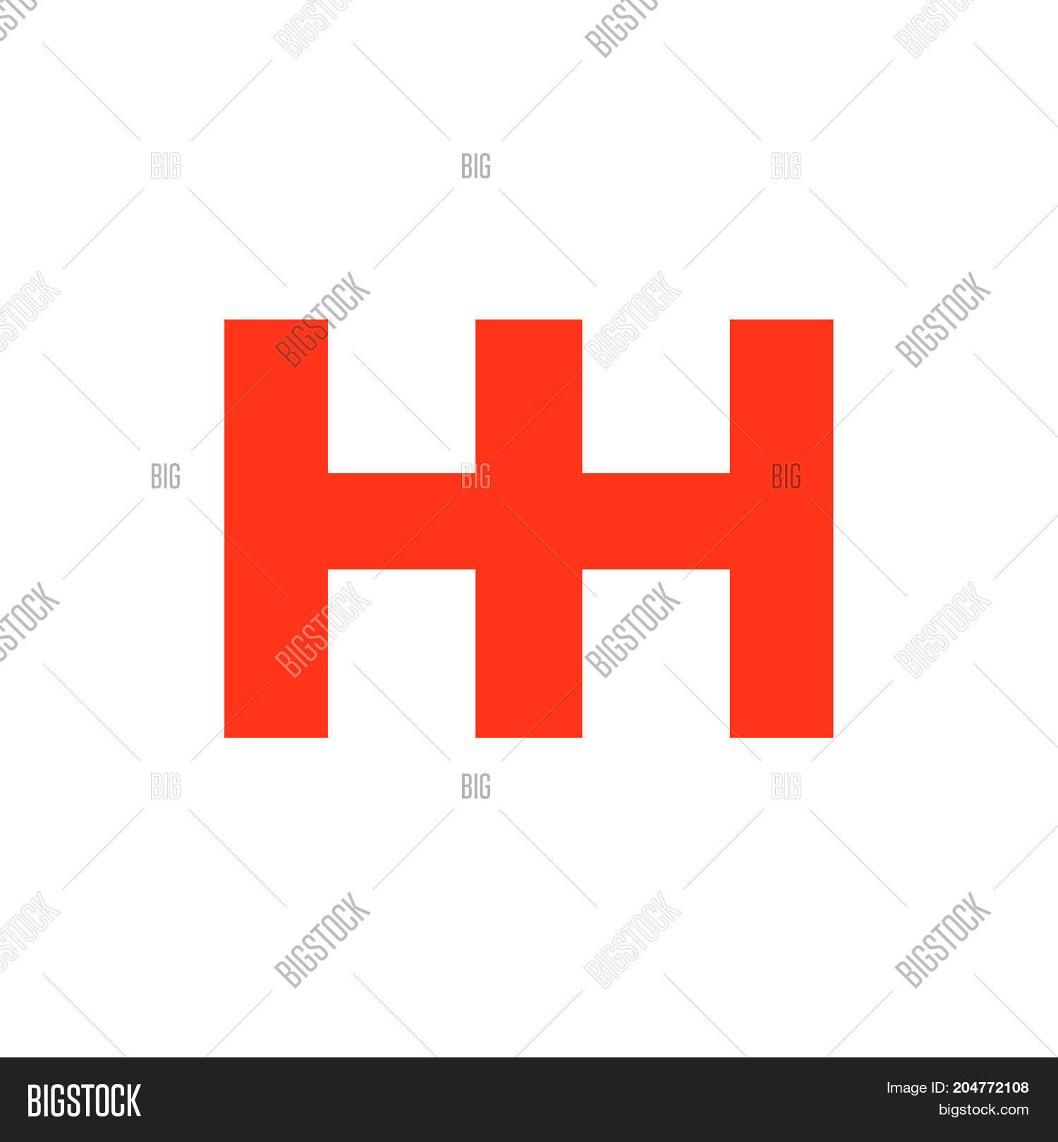 Hh Letter Logo Design Vector & Photo (Free Trial) | Bigstock