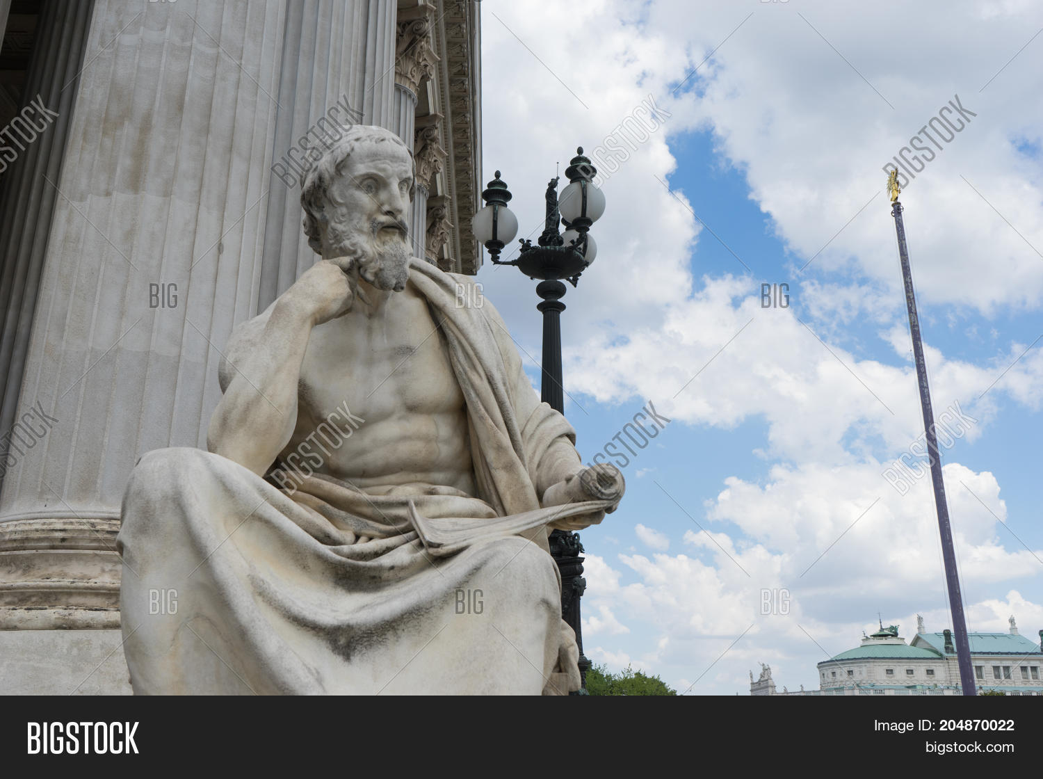 Statue Herodot Front Image & Photo (Free Trial) | Bigstock