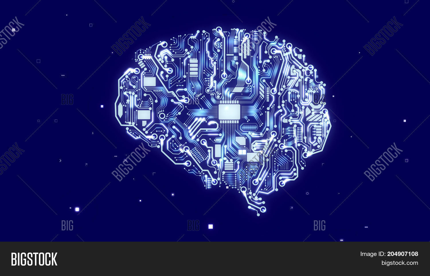 Cyborg Brain Cpu Image & Photo (Free Trial) | Bigstock