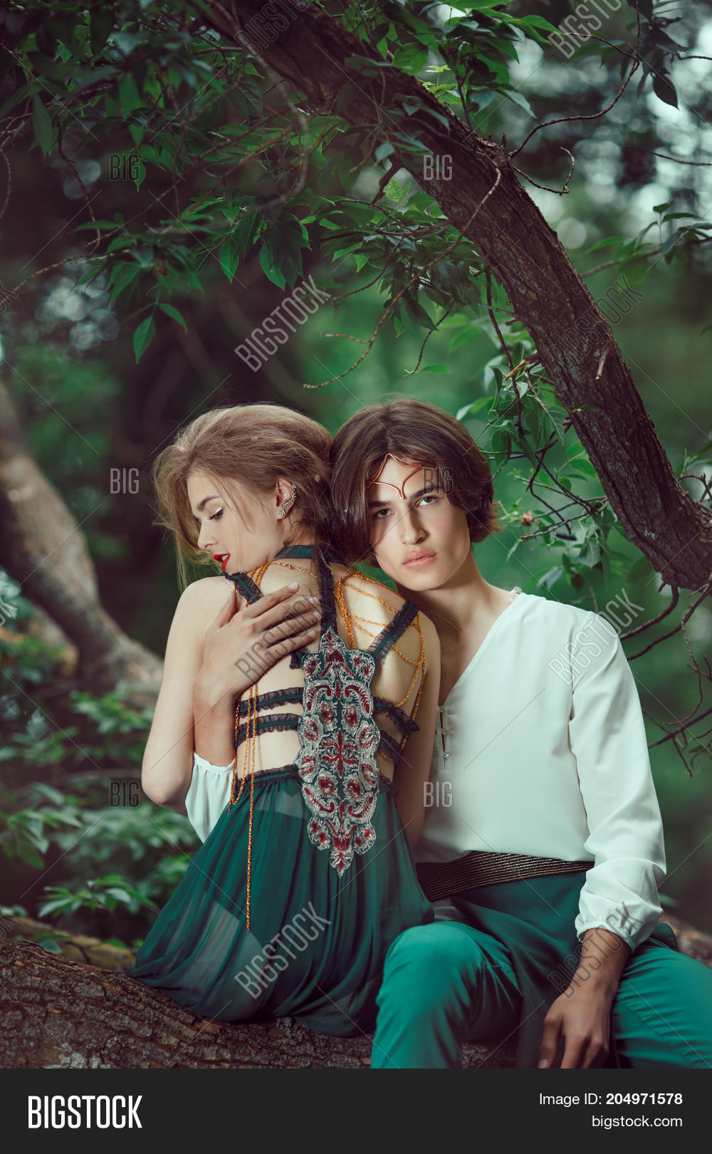 Young Couple Elves Image & Photo (Free Trial) | Bigstock