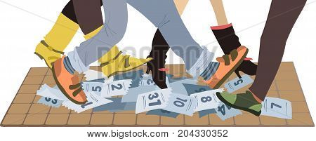 Legs People Trample Image & Photo (Free Trial) | Bigstock