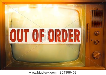 Out Order Television Image & Photo (Free Trial) | Bigstock